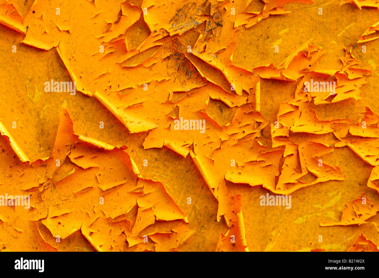 yellow paint departed old iron steel texture Stock Photo - Alamy