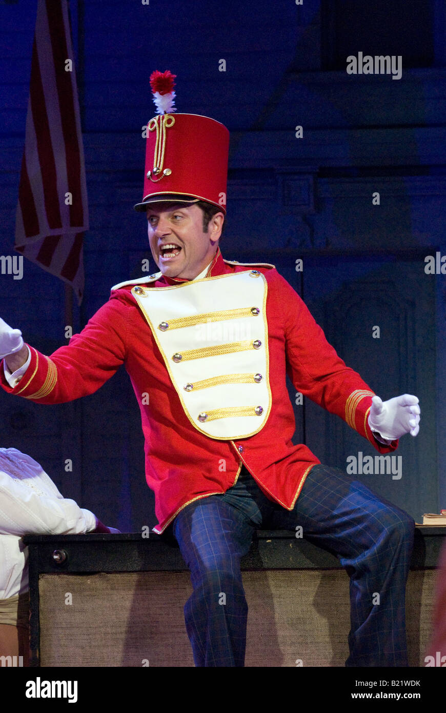 Brian Conley as Professor Harold Hill in The Music Man at Chichester ...