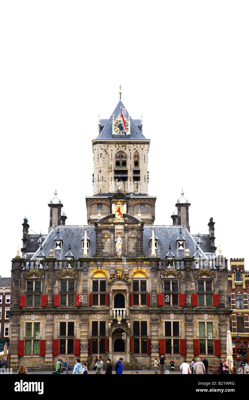 The Town Hall Delft Netherlands Stock Photo - Alamy