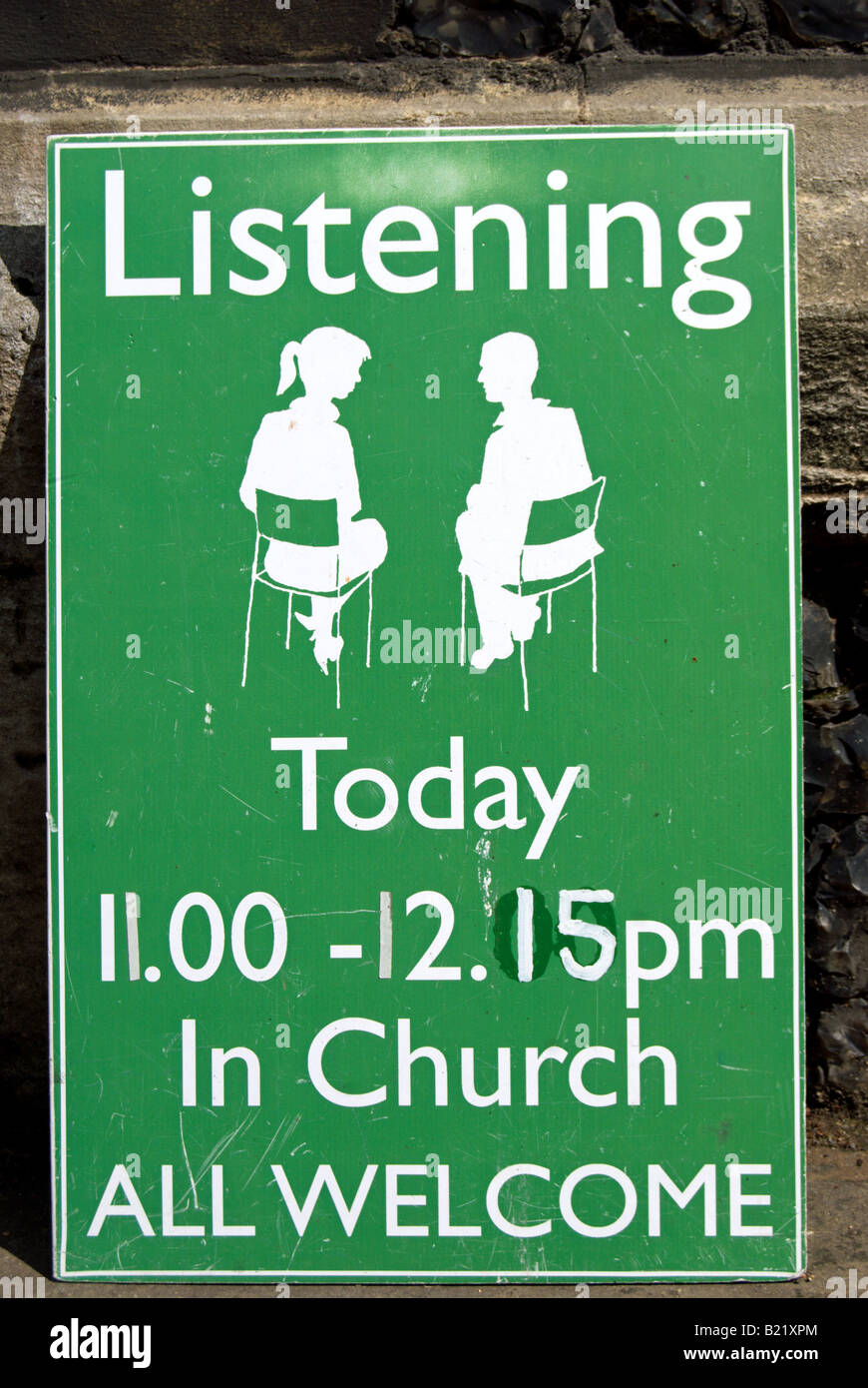 Listening sign hi-res stock photography and images - Alamy