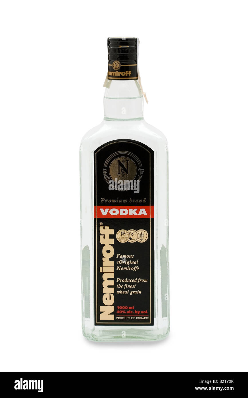 Nemiroff premium vodka Ukraine Stock Photo - Alamy