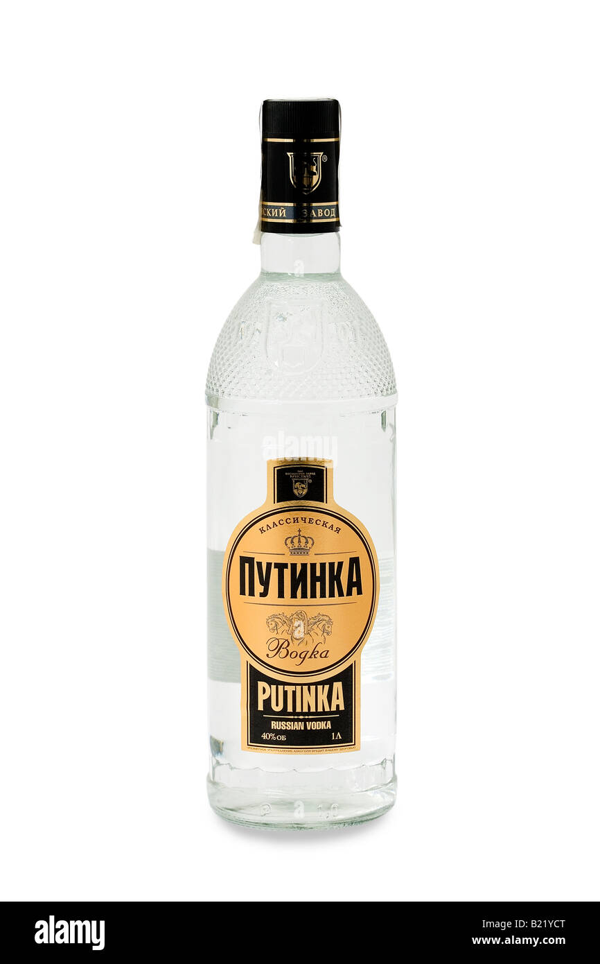 Russian vodka Putinka classic Russia Stock Photo - Alamy