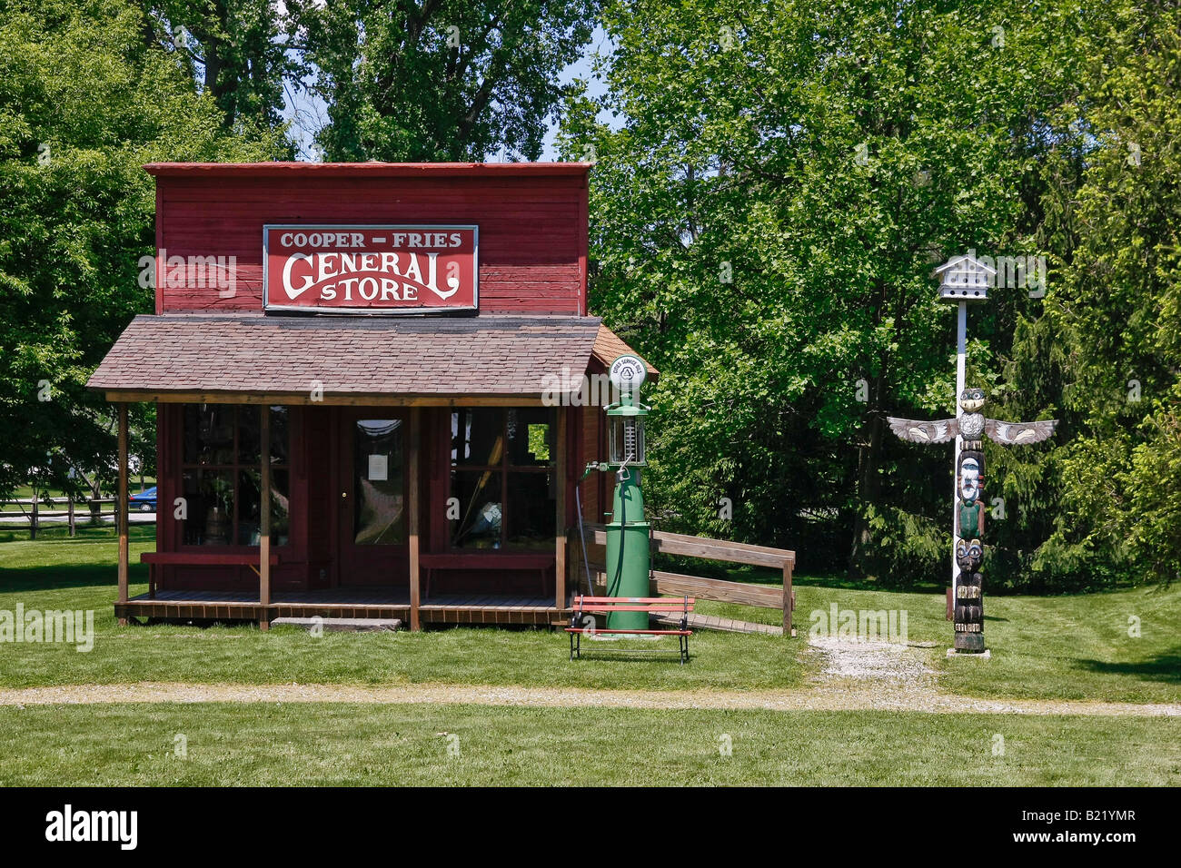 American native reservation of Shawnee tribe Indians hstorical gas ...