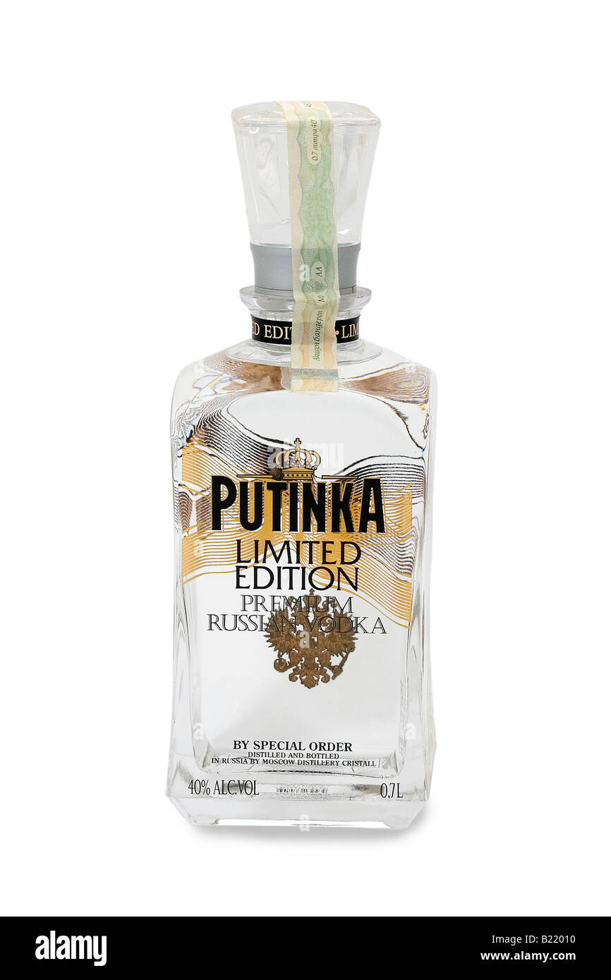 Putinka premium Russian vodka limited edition Moscow Russia Stock Photo ...