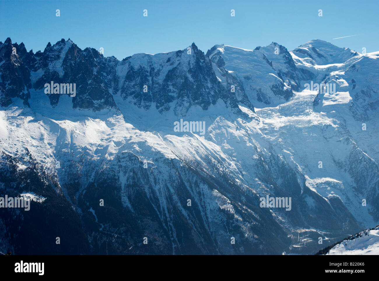 Alps aiguille ridge chamonix hi-res stock photography and images - Alamy