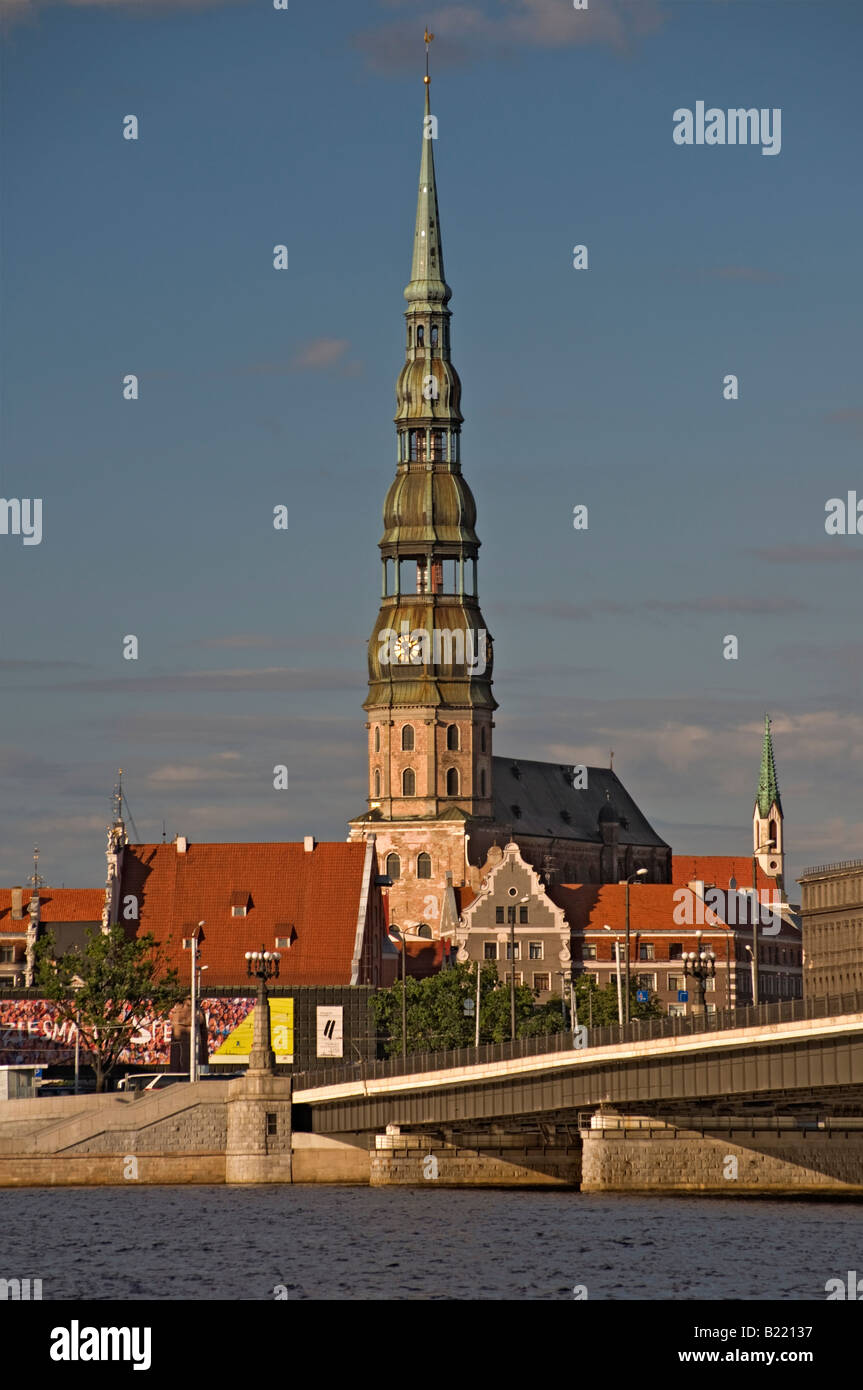 St Peters Church Riga Latvia Stock Photo - Alamy