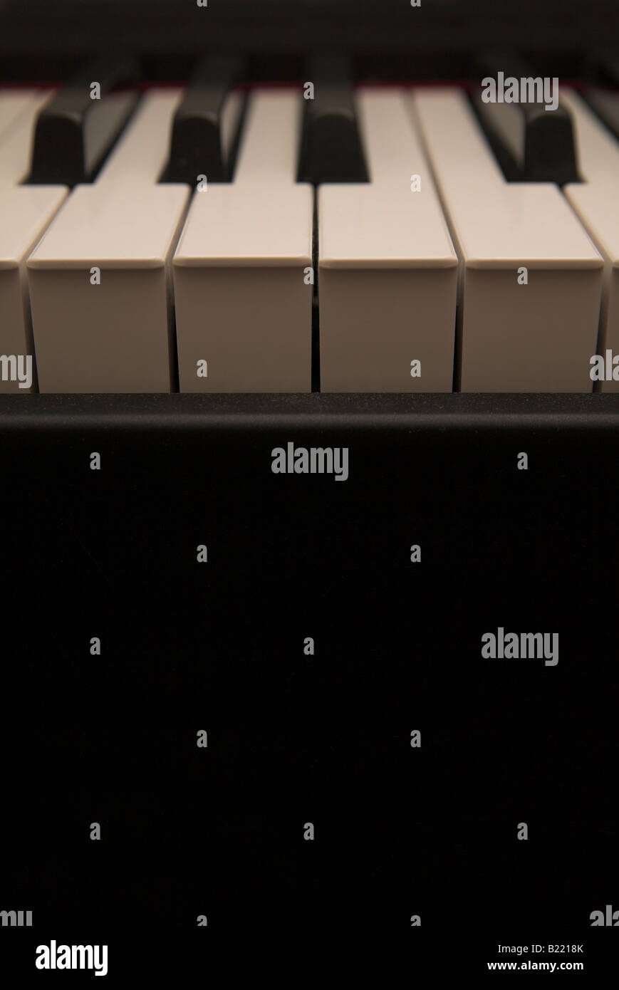 Close up image of piano keys Stock Photo - Alamy