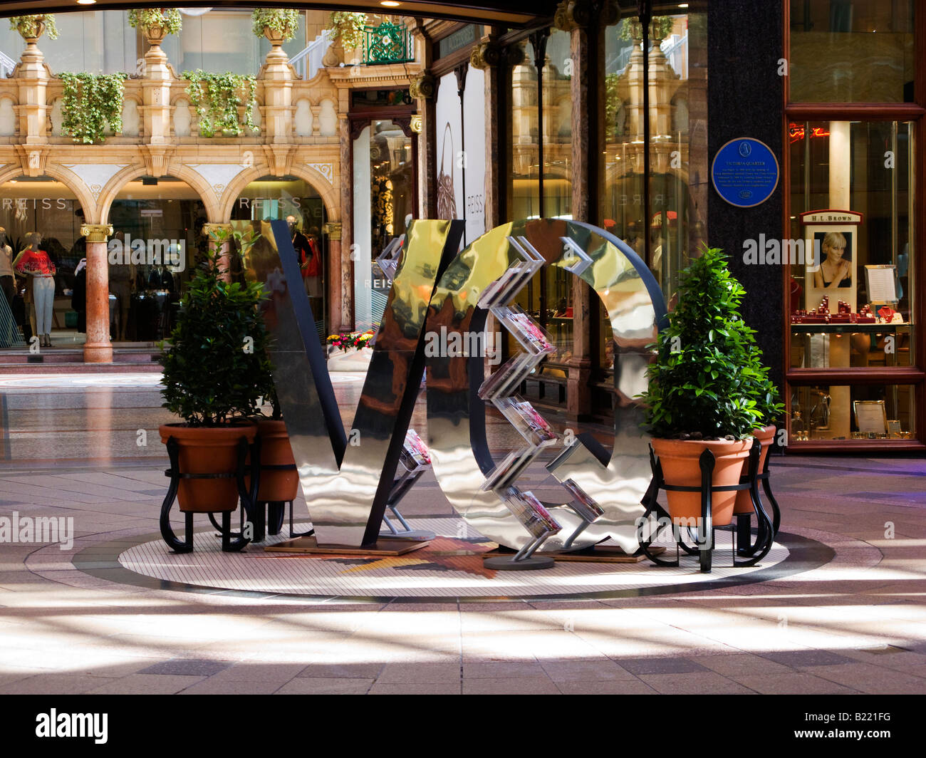 Victoria Quarter Leeds UK Stock Photo - Alamy