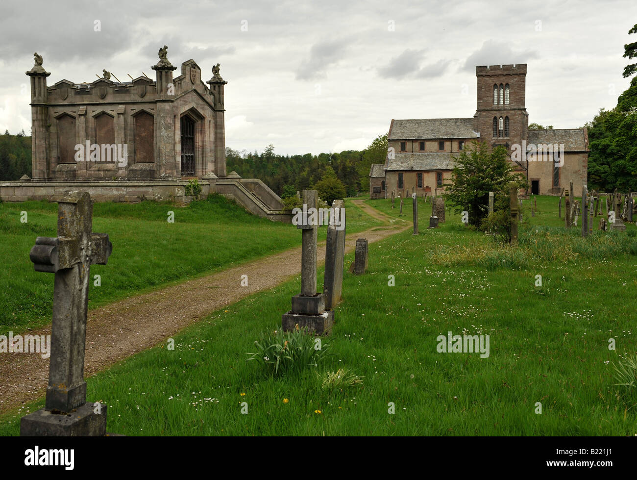 St Michael s Church Lowther and the Mausoleum of William the second ...