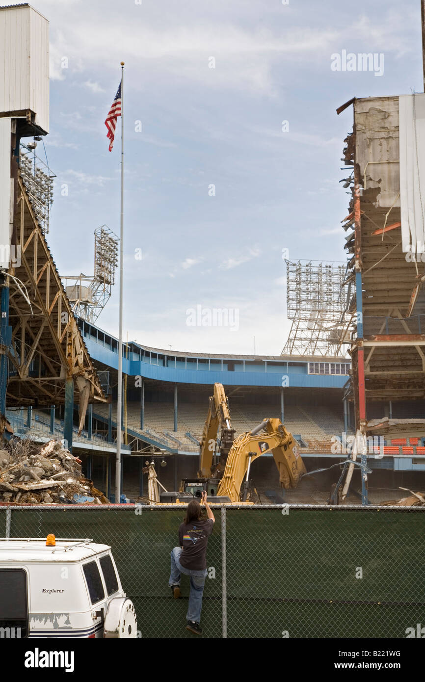 Tiger stadium demolition hi-res stock photography and images - Alamy