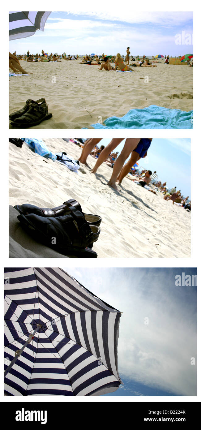 Summer on the beach photos collection Stock Photo - Alamy