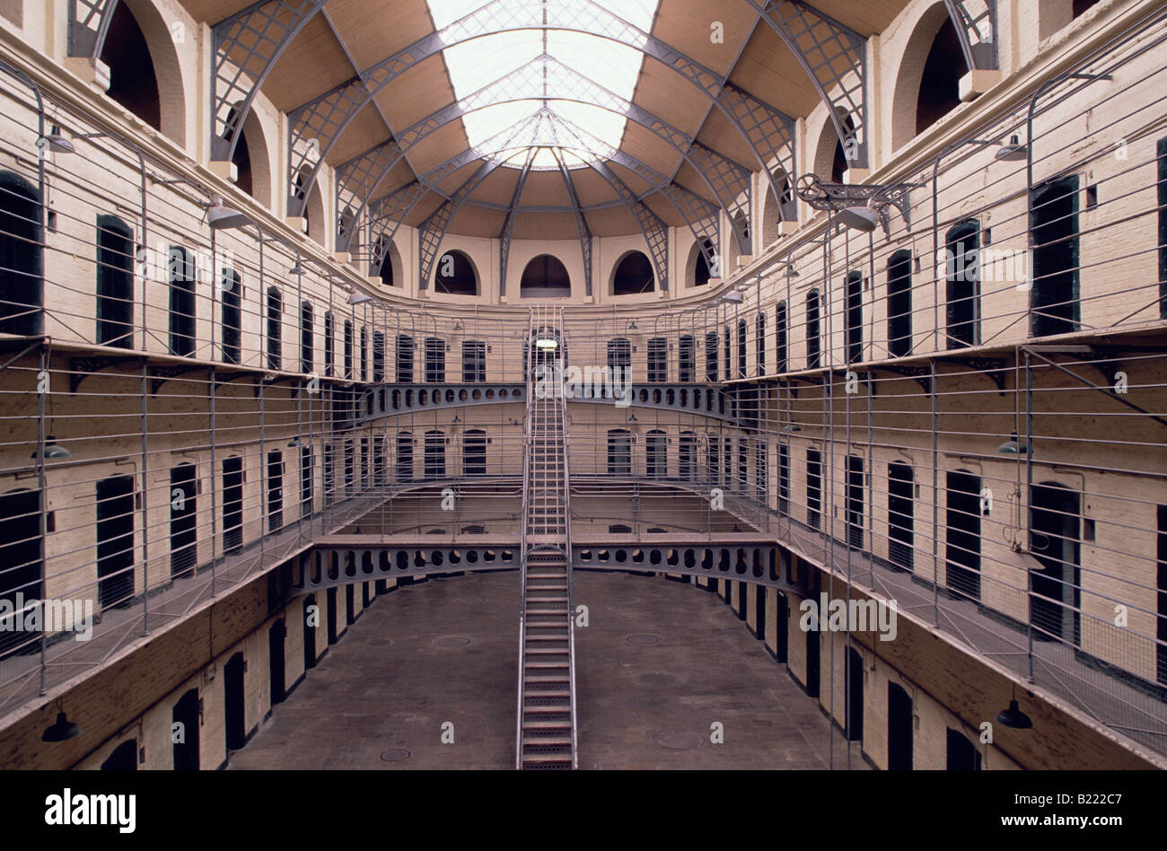 Interior view of Kilmainham Gaol prison Dublin Ireland Stock Photo - Alamy