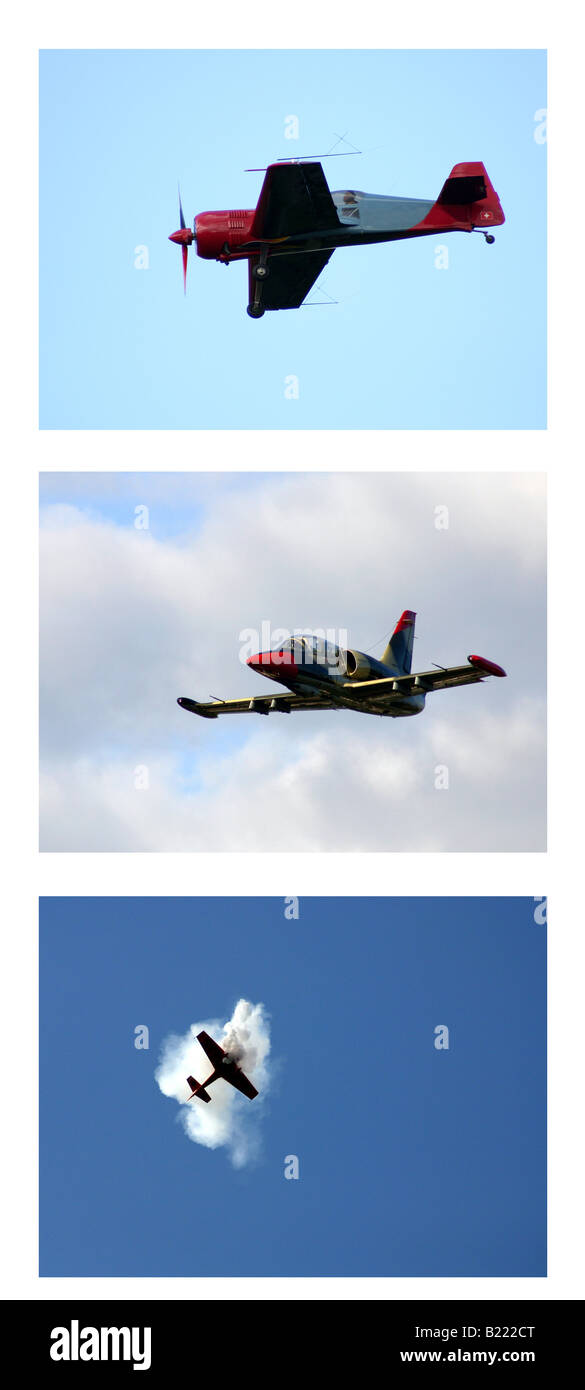 Air show photos mix Stock Photo - Alamy