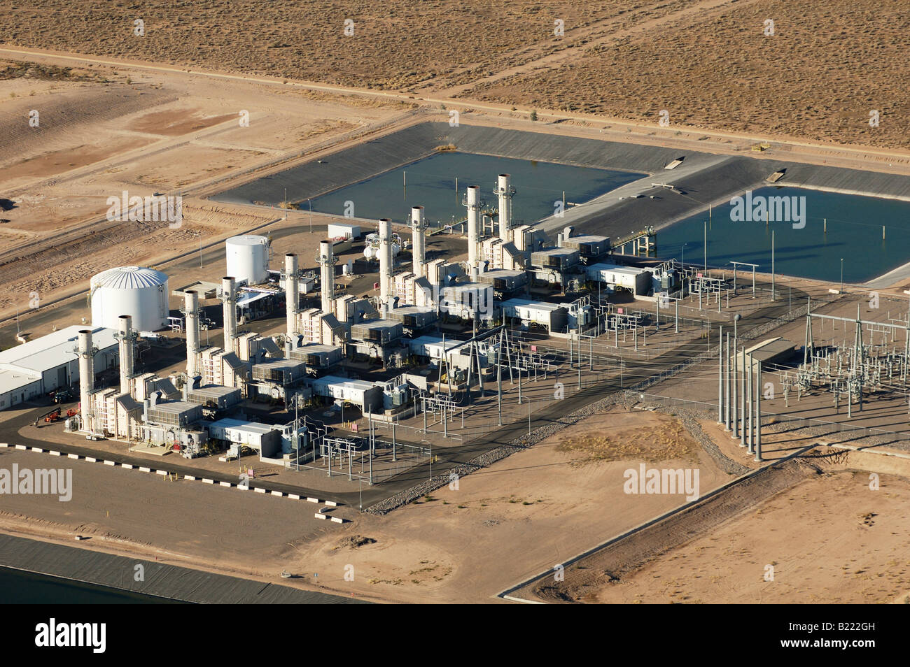 a gas fired power plant in Arizona providing electricty to the power ...