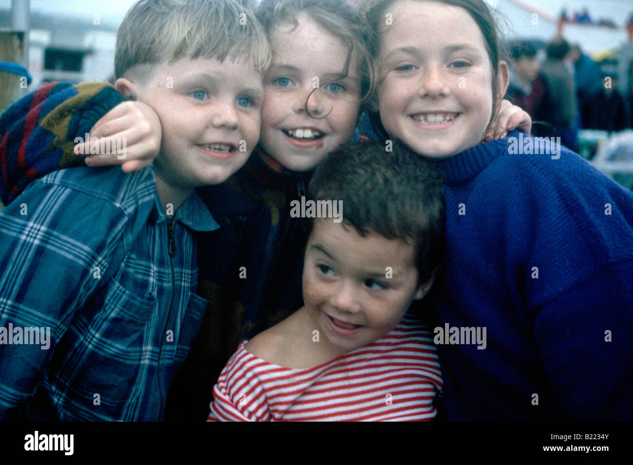 Tinker kids at Dingle races Dingle County Kerry Ireland Stock Photo - Alamy