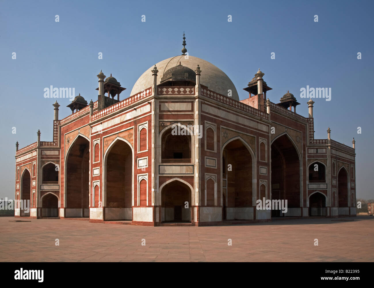 HUMAYUNS TOMB was built of white marble and red sandstone in 1565 and ...