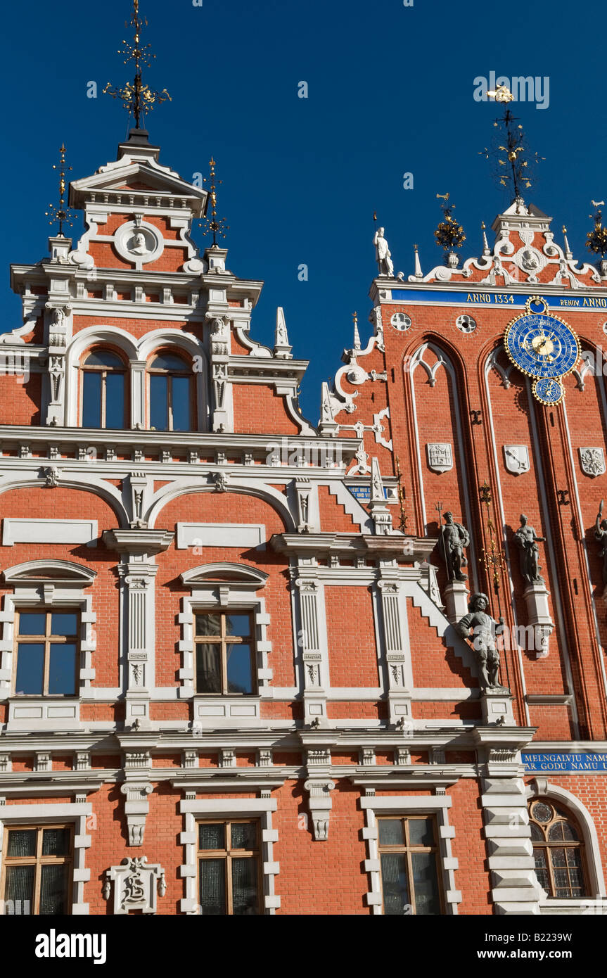 House of Blackheads Riga Latvia Stock Photo - Alamy