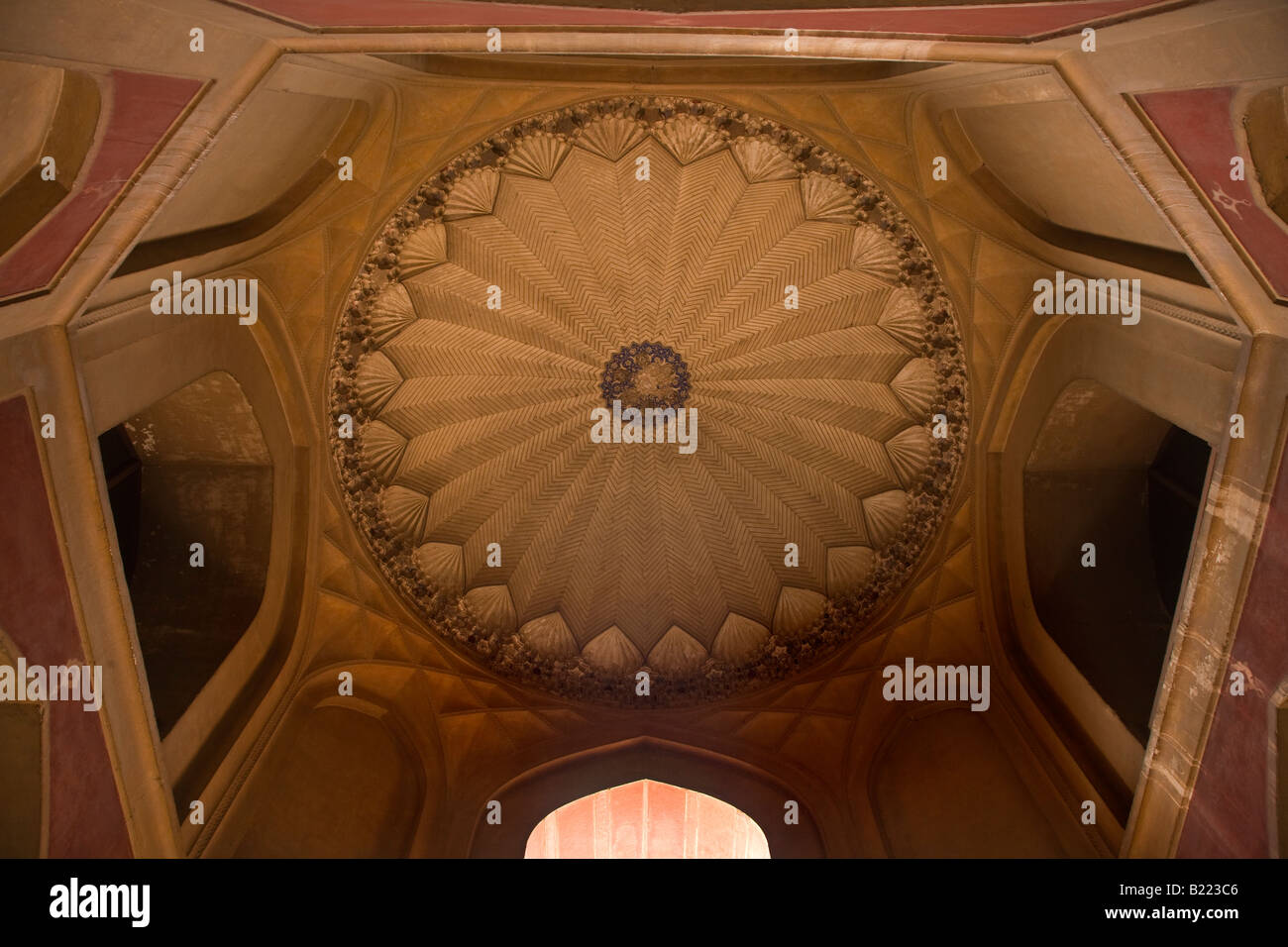 DOMED CEILING of HUMAYUNS TOMB which is a fine example of MUGHAL ...