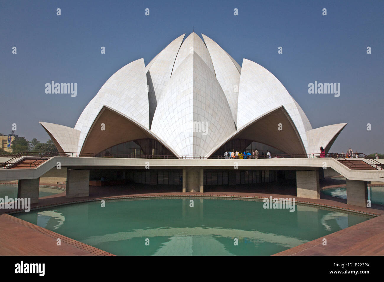 THE BAHAI HOUSE OF WORSHIP known as the LOTUS TEMPLE was completed in ...