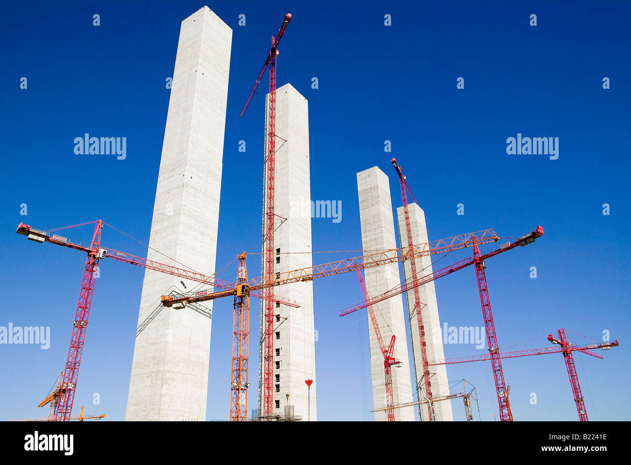 building of a power plant Neurath Germany Europe Stock Photo - Alamy