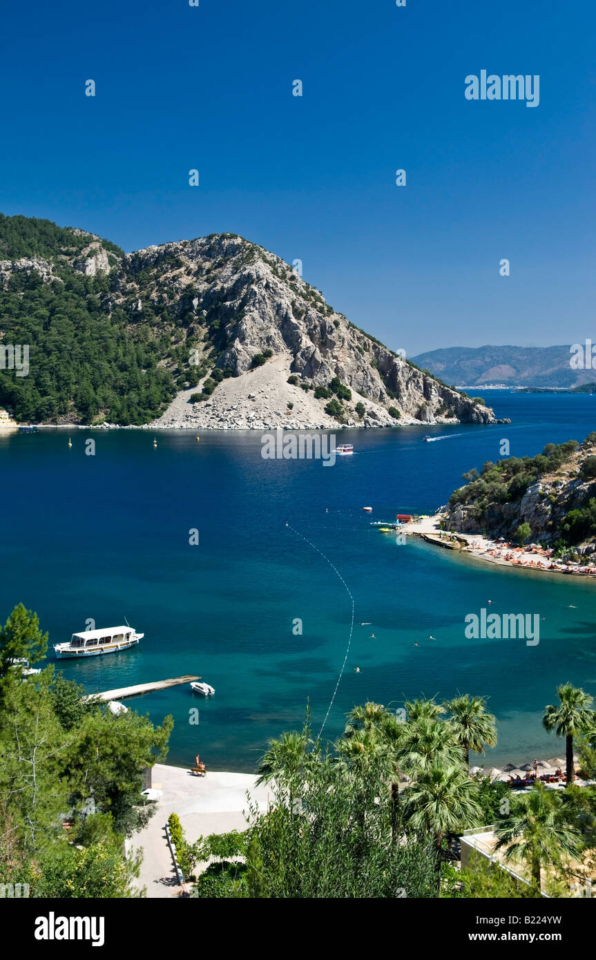 View over Turunc Bay Turunc Mugla Turkey Stock Photo - Alamy