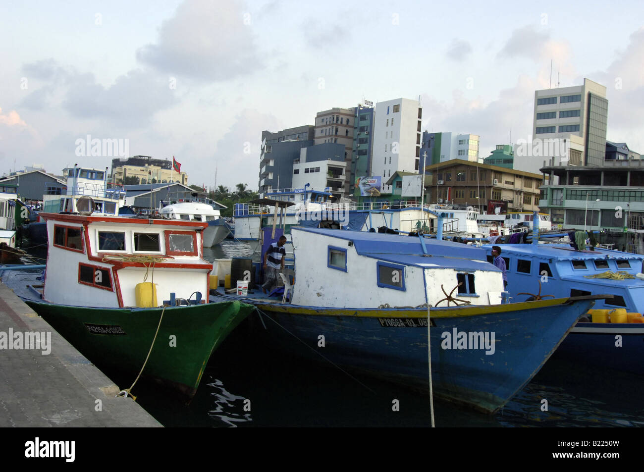 boats and buildings Stock Photo - Alamy