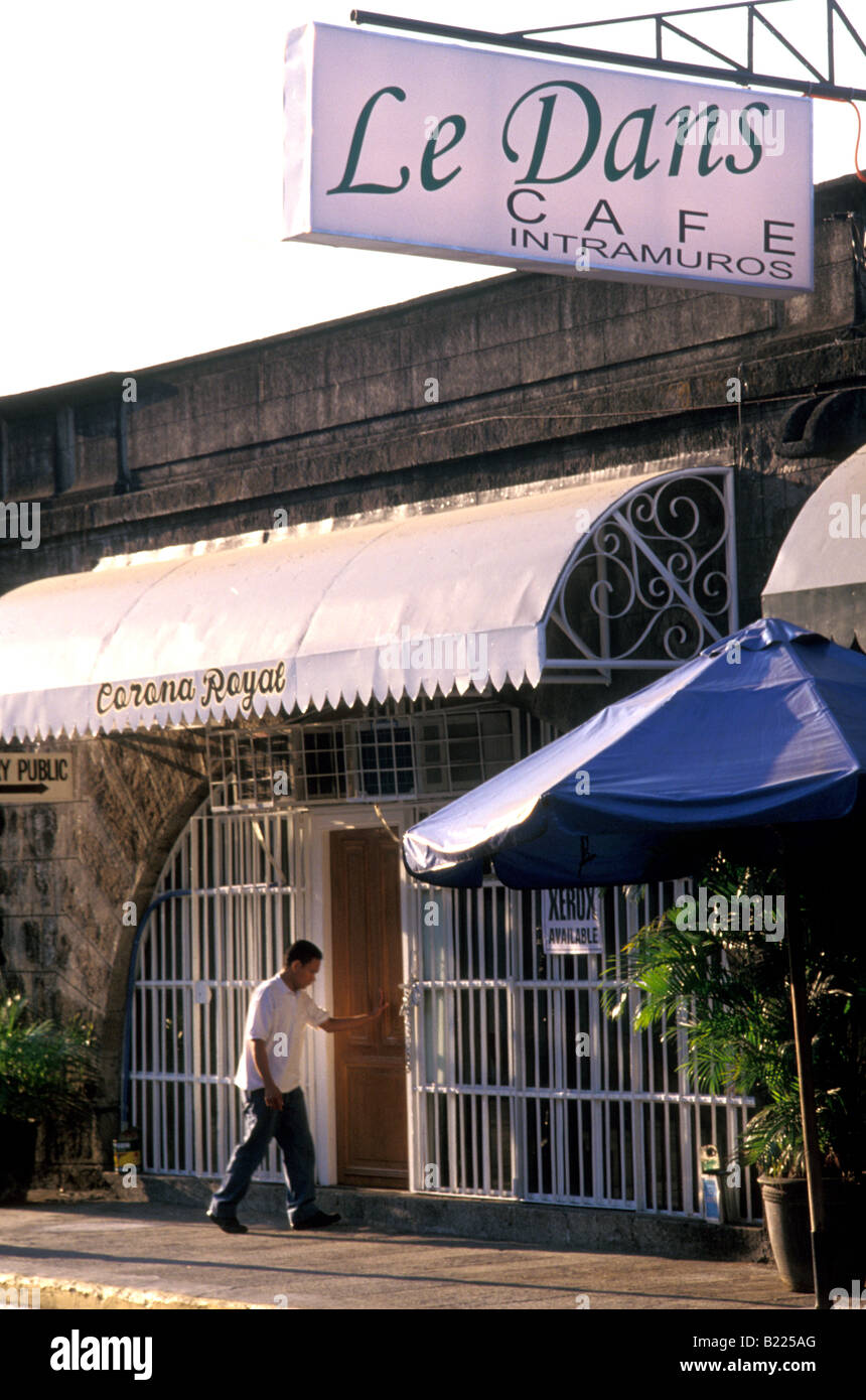 le dans cafe northern wall intramuros manila philippines Stock Photo ...