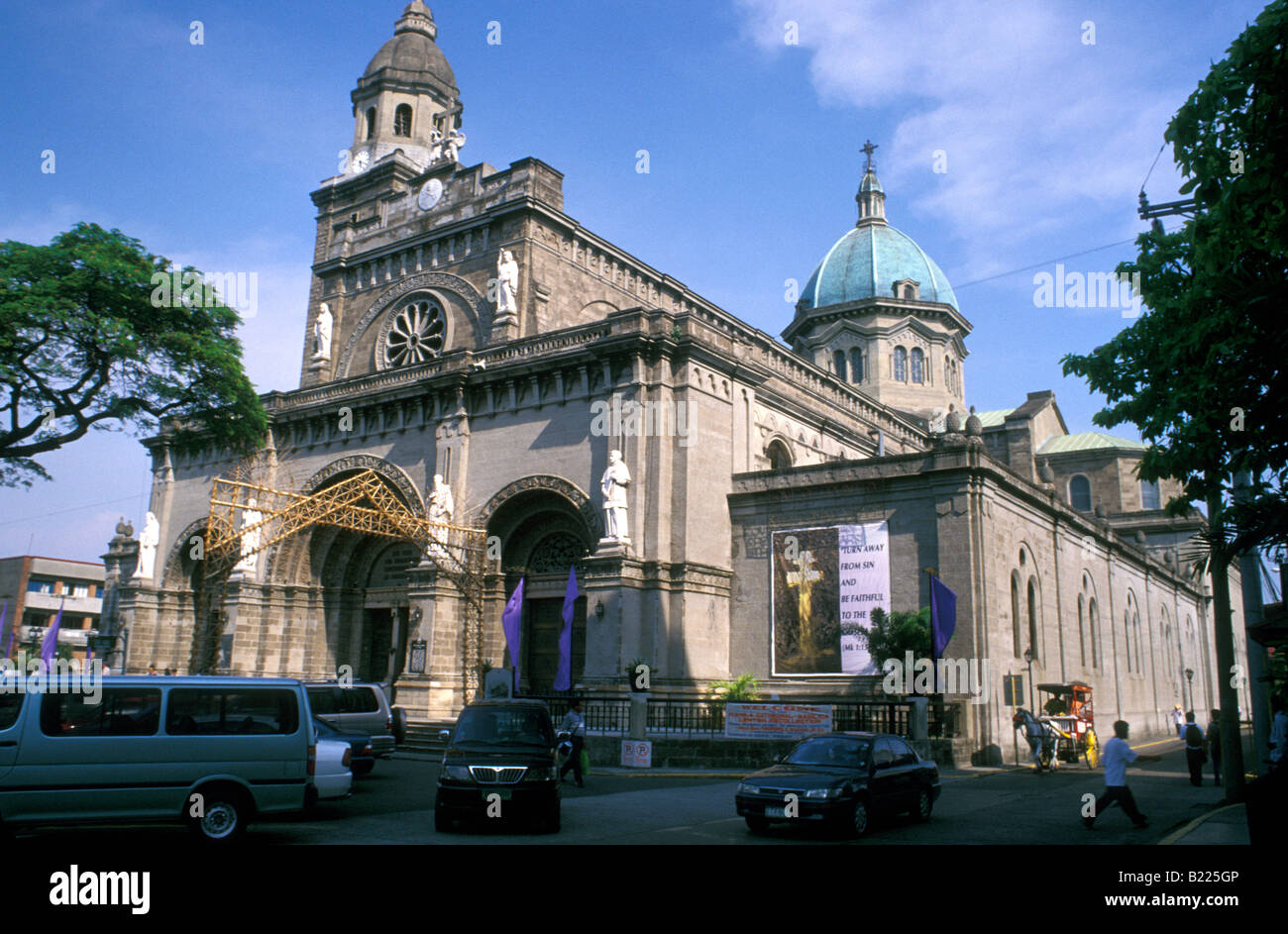 manila cathedral intramuros manila philippines Stock Photo - Alamy