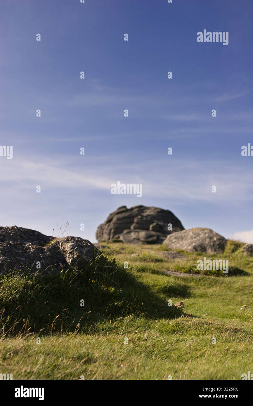 Haytor in the Dartmoor National Park Stock Photo - Alamy