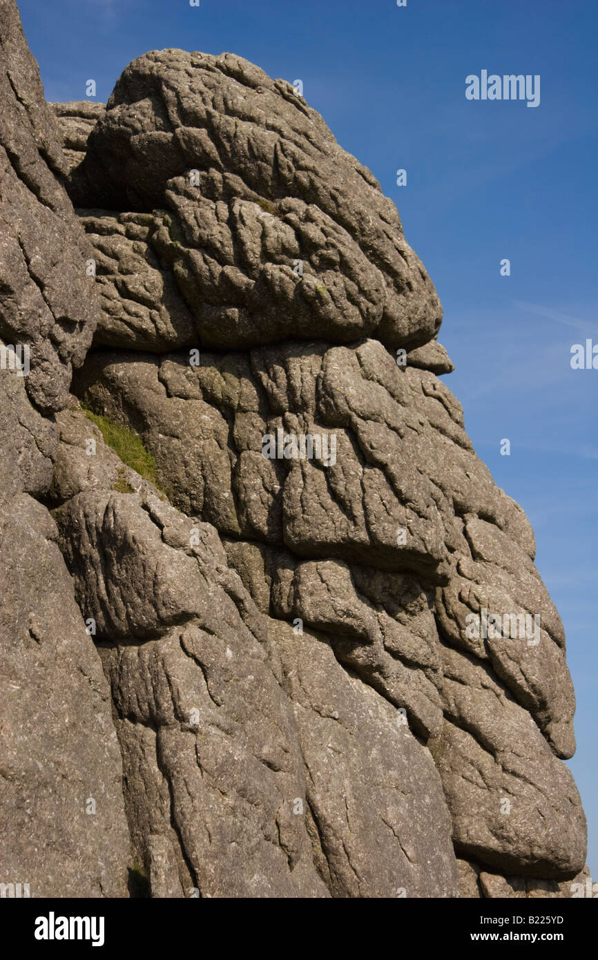 Granite cliff at Haytor in the Dartmoor National Park Stock Photo - Alamy