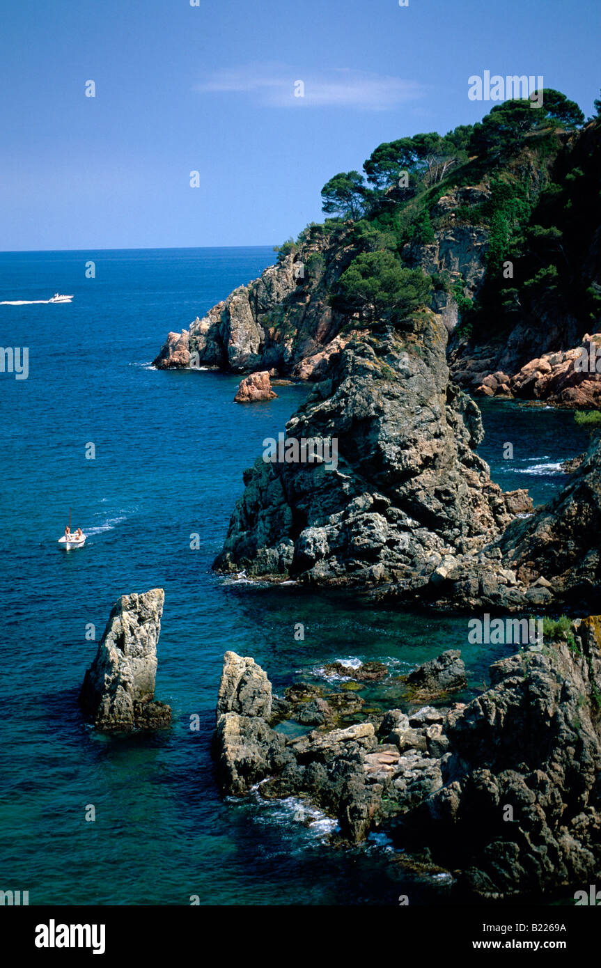 Cap Roig near Calella de Palafrugell Costa Brava Catalonia Spain Stock ...
