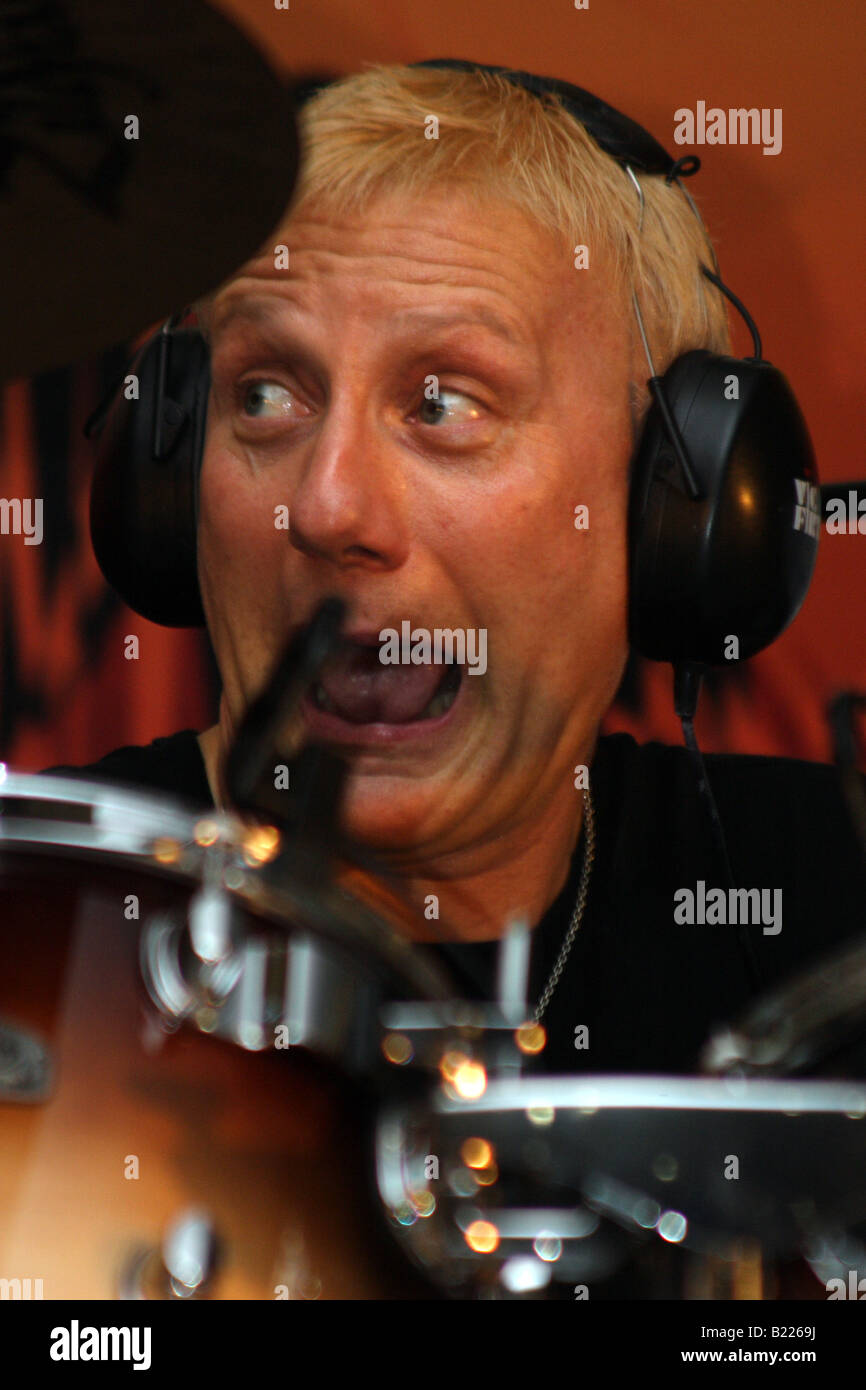 Gregg Bissonette Drummer Drum Music Musician Stock Photo - Alamy