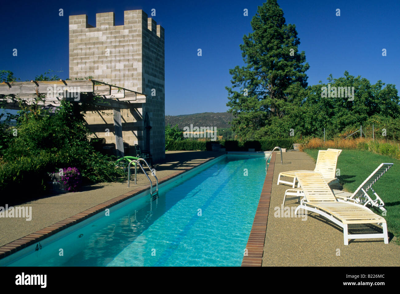Pool at Fitzpatrick Winery Lodge Fair Play near Mt Aukum El Dorado ...