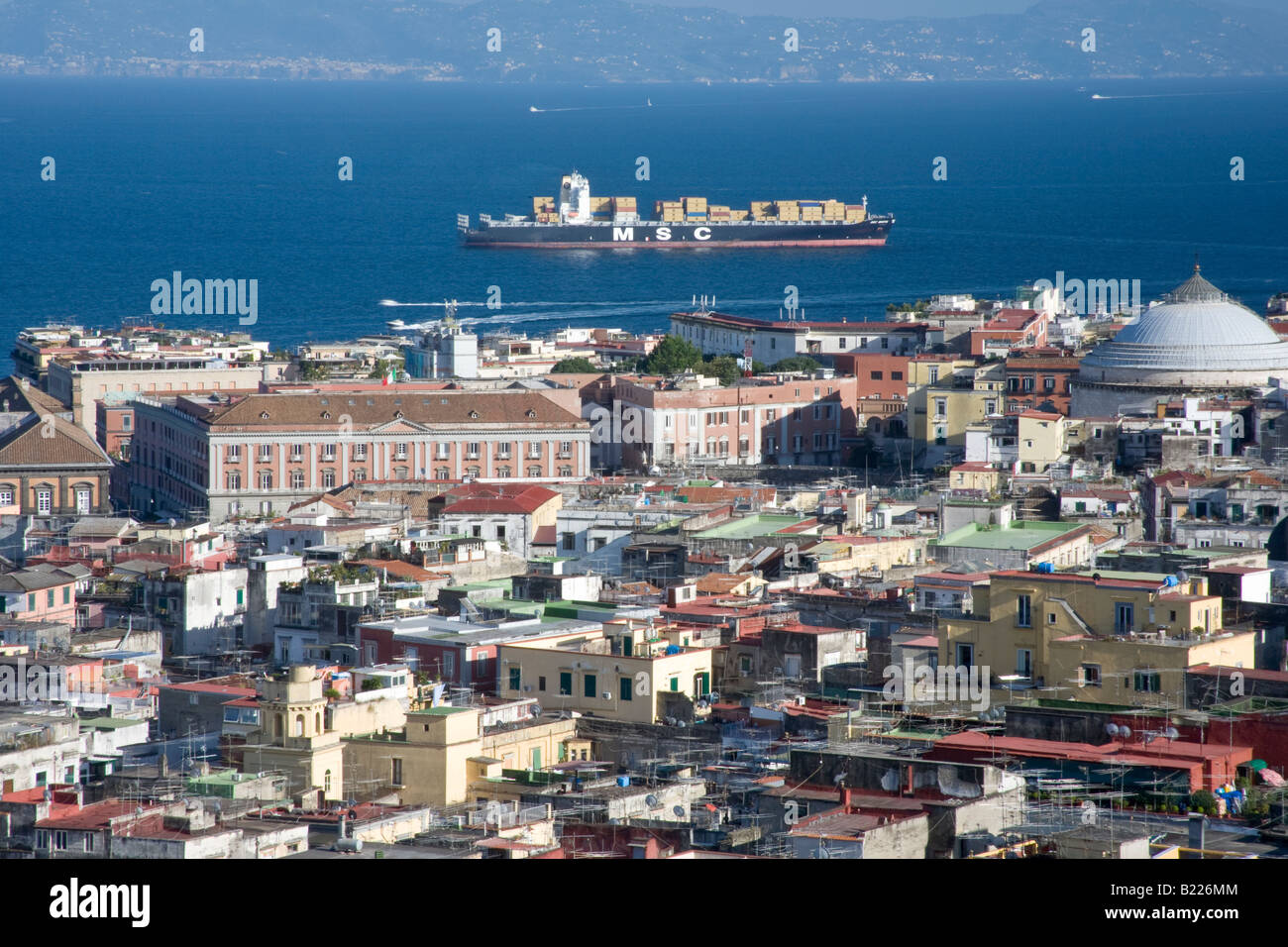 Naples ship container ship hi-res stock photography and images - Alamy