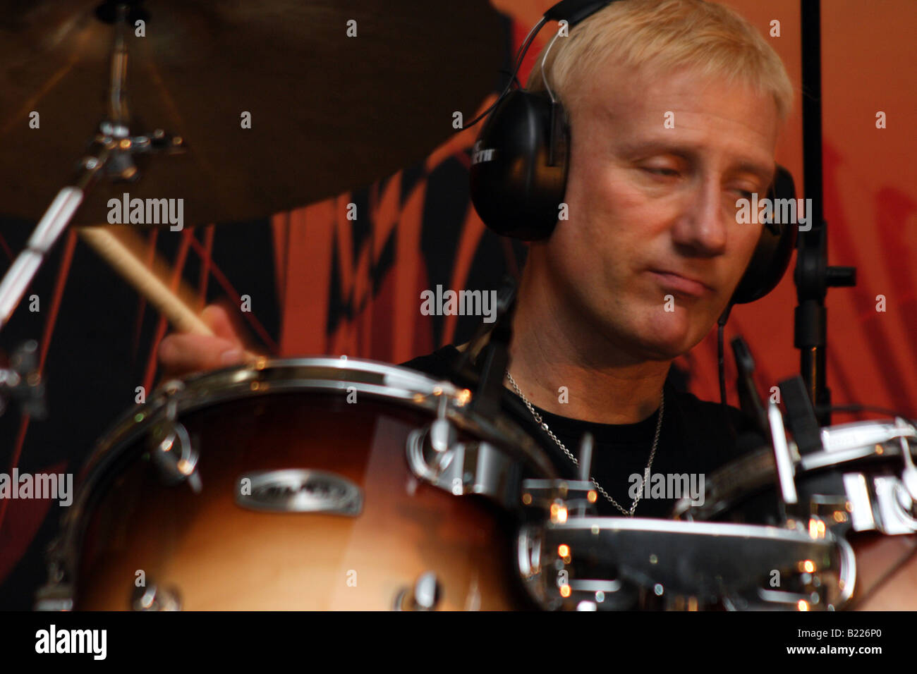 Gregg Bissonette Drummer Drum Music Musician Stock Photo - Alamy
