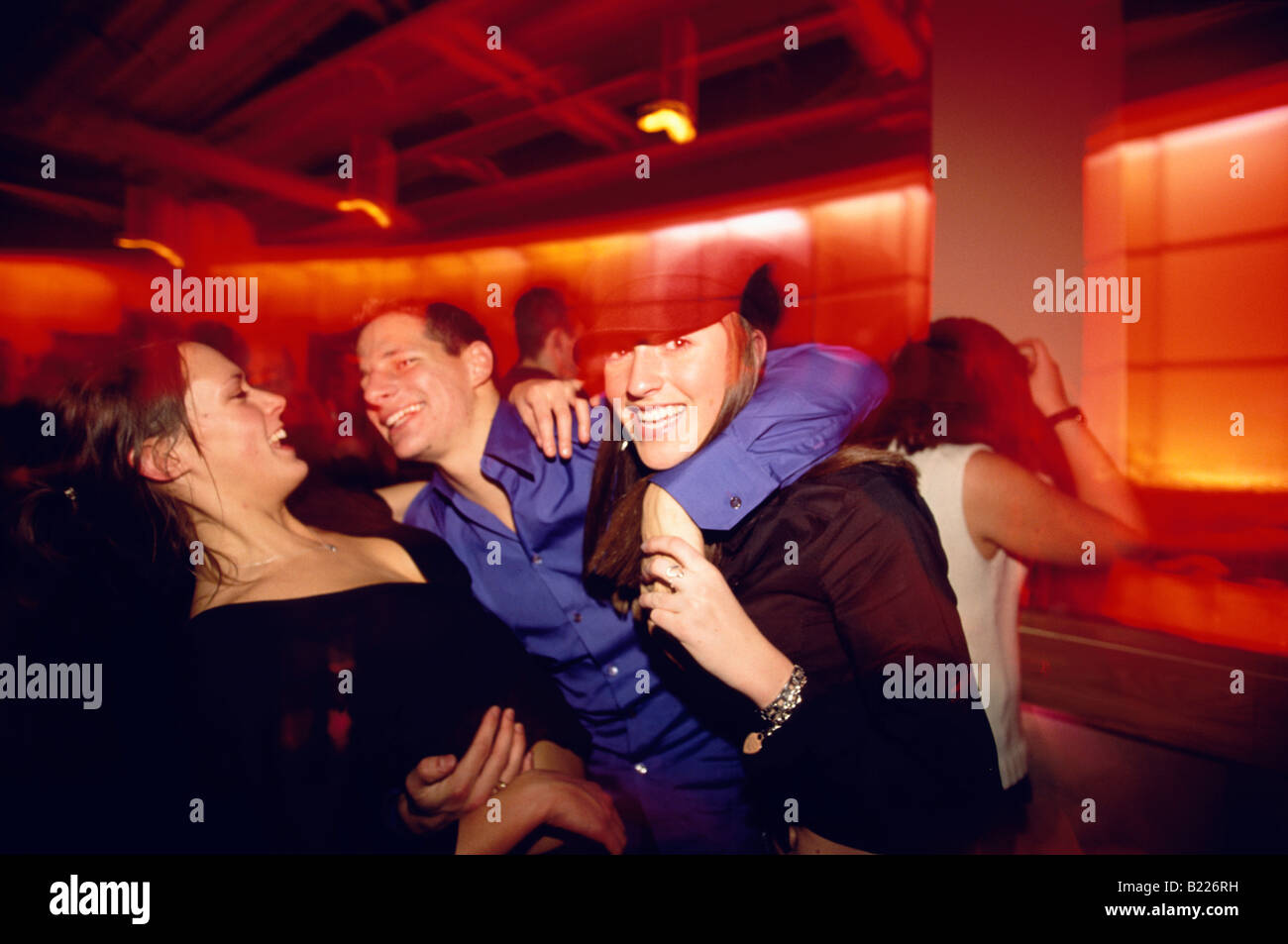 People dancing night club enjoying themselves club hi-res stock ...