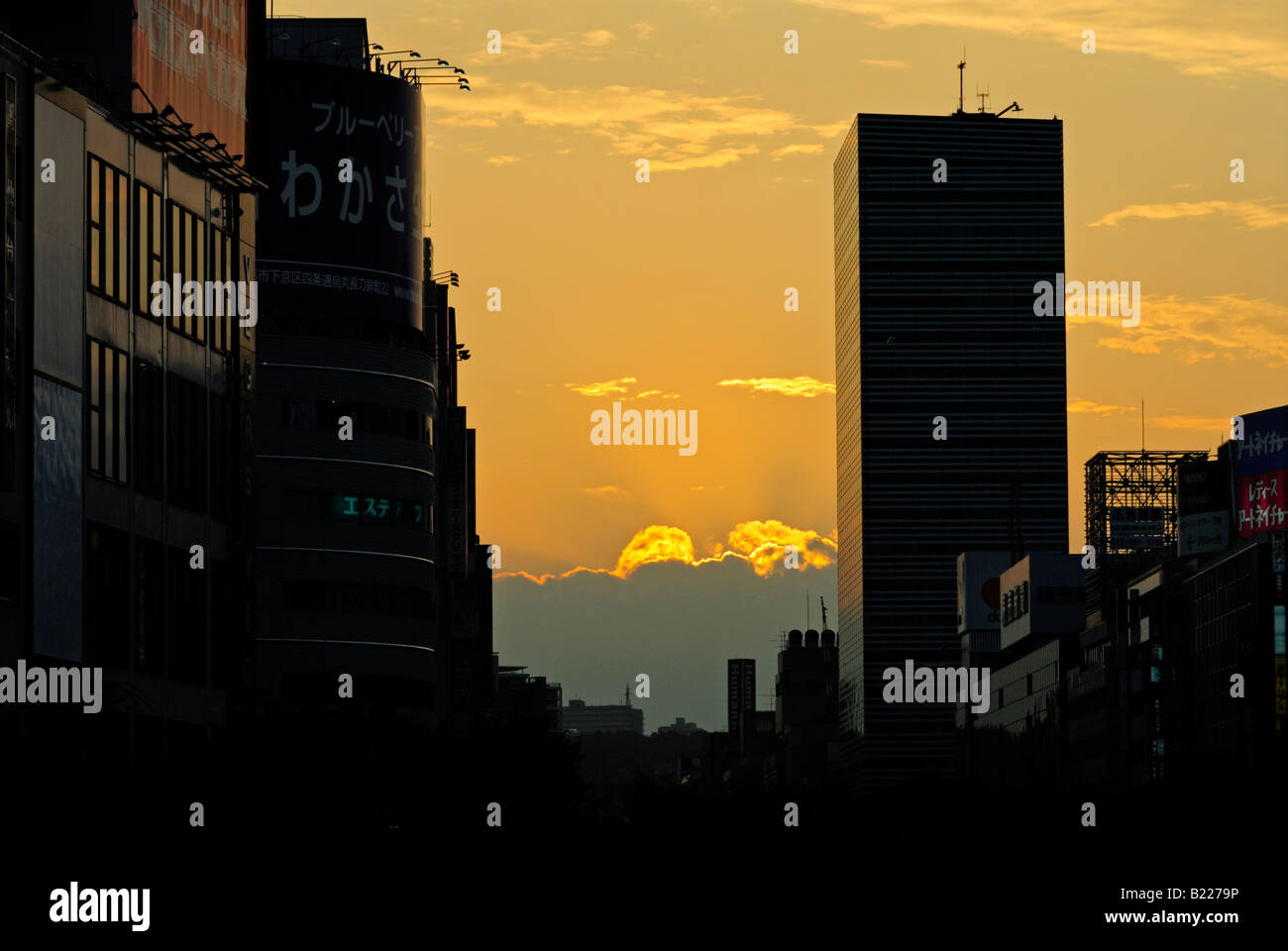 Sendai japan skyline hi-res stock photography and images - Alamy