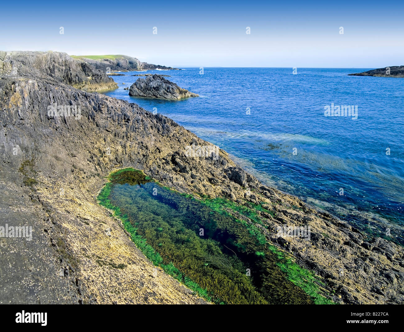 A bay on the west coast of ireland Stock Photo - Alamy
