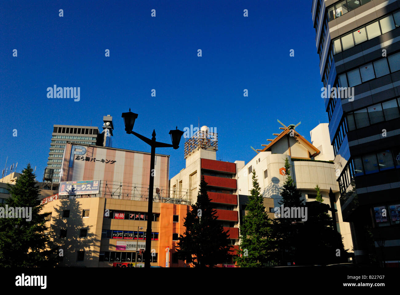 Architecture of Sendai city Japan Stock Photo - Alamy