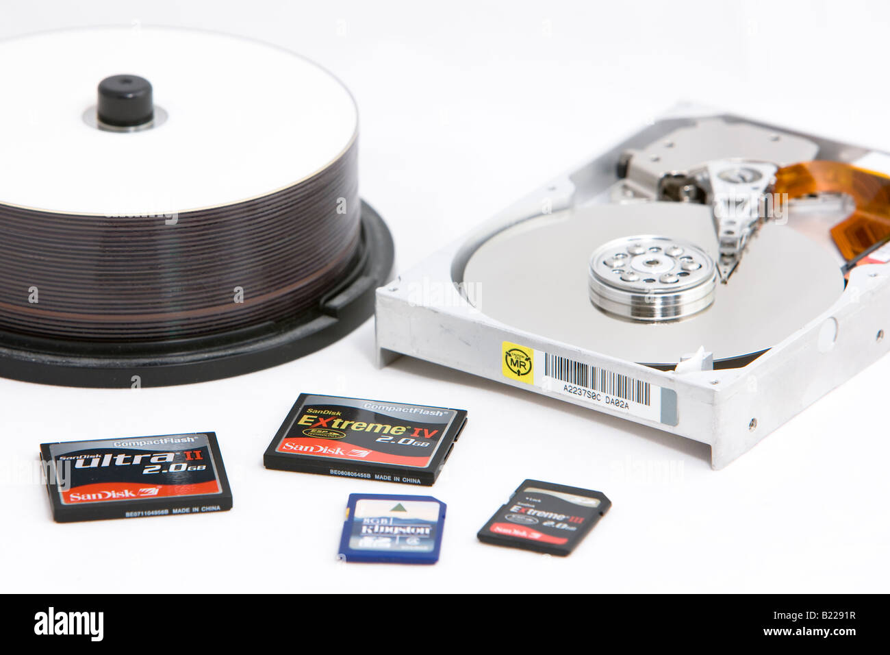 Media storage for everything computer wise Stock Photo - Alamy