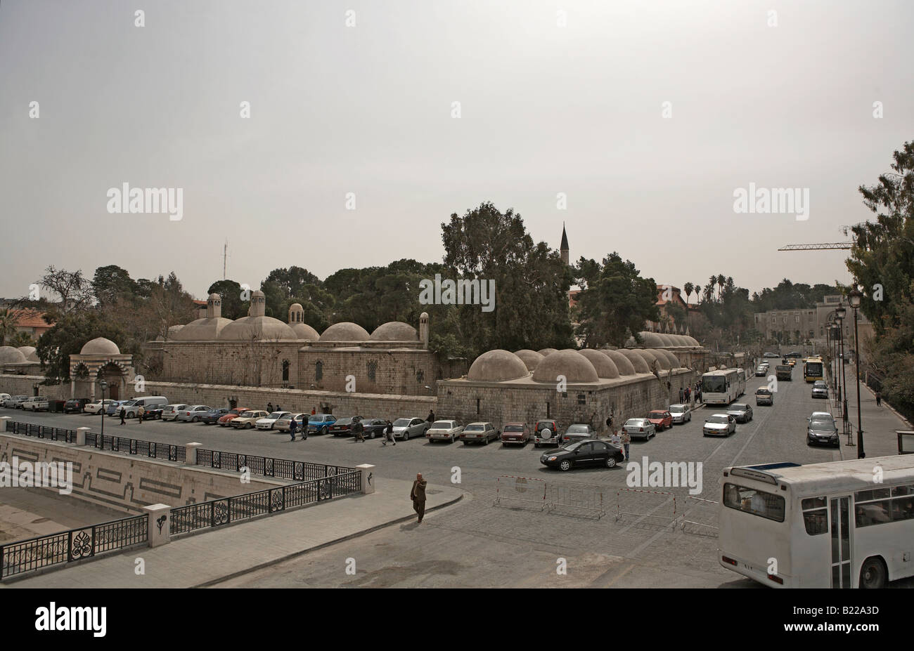 Damascus Syria Barada river and military museum Stock Photo - Alamy