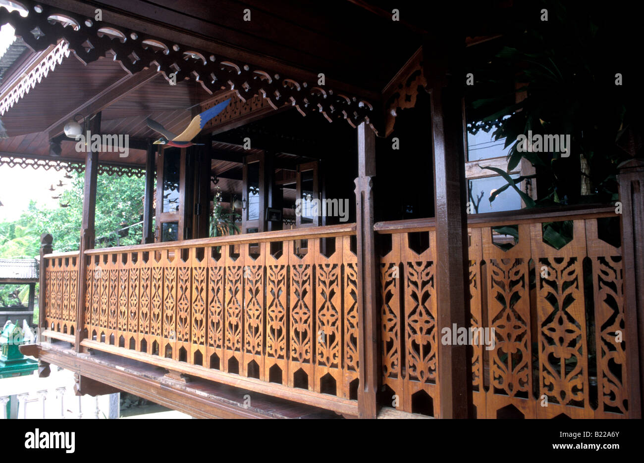 Teak house veranda hi-res stock photography and images - Alamy