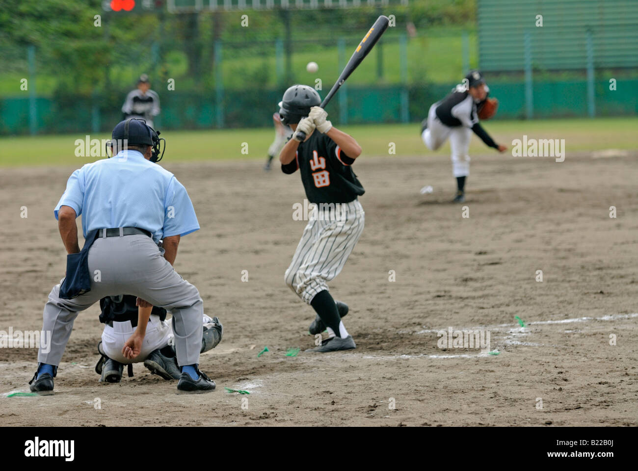Japanese school baseball Sendai Japan Stock Photo - Alamy