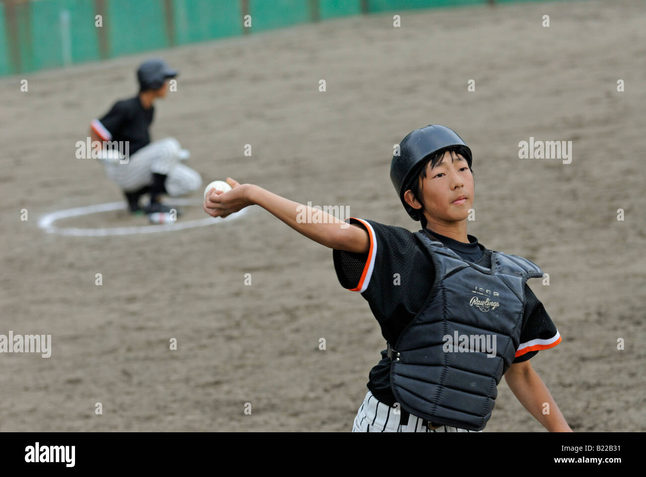 Japanese school baseball Sendai Japan Stock Photo - Alamy
