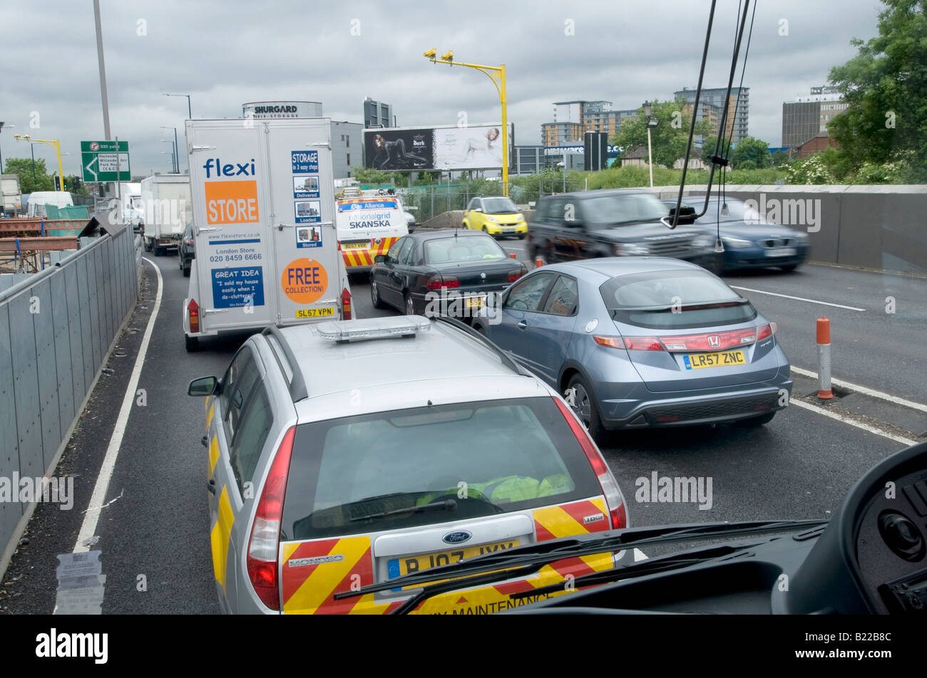 Traffic jams on the route hi-res stock photography and images - Alamy