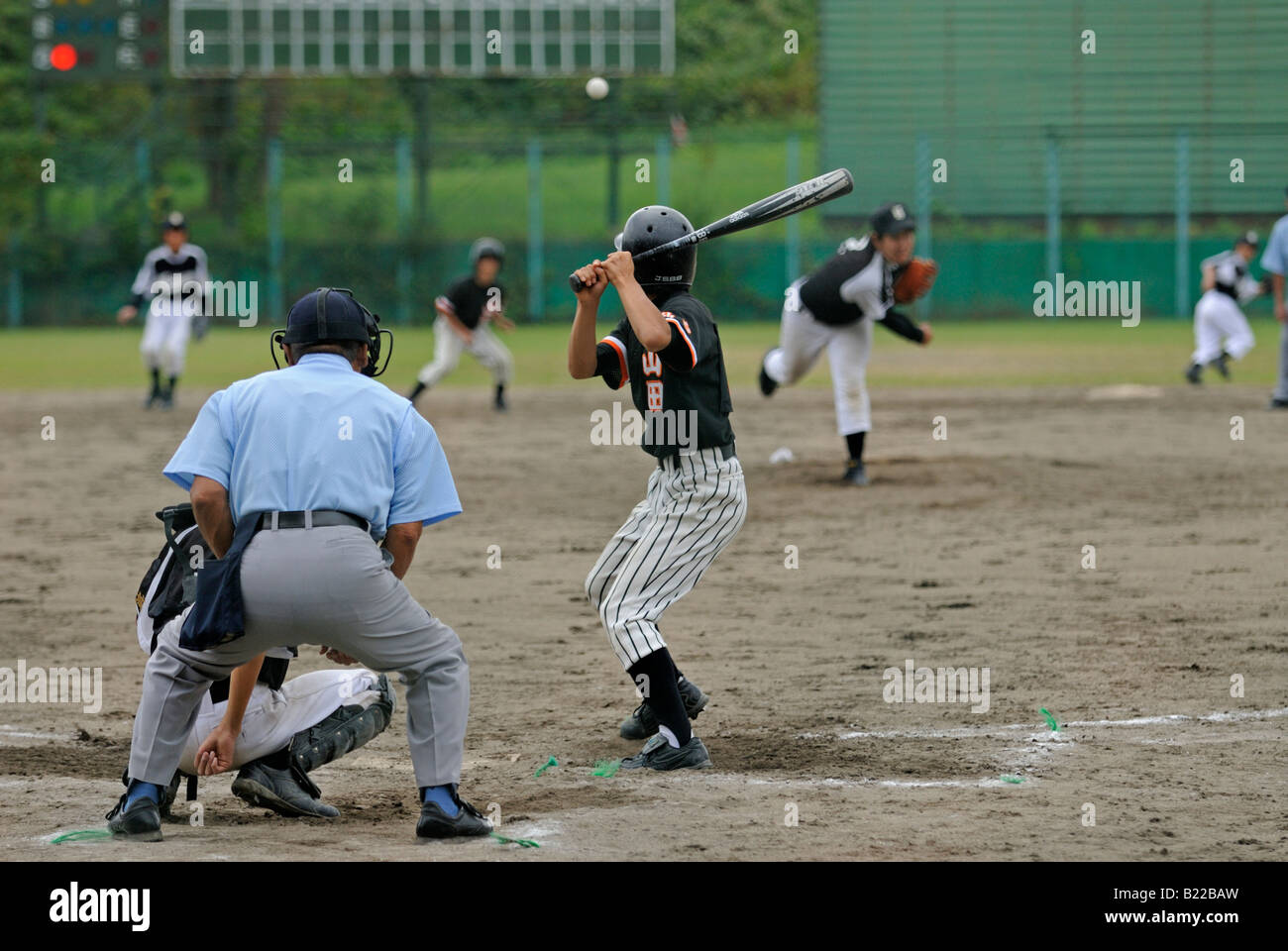 Japanese school baseball Sendai Japan Stock Photo - Alamy