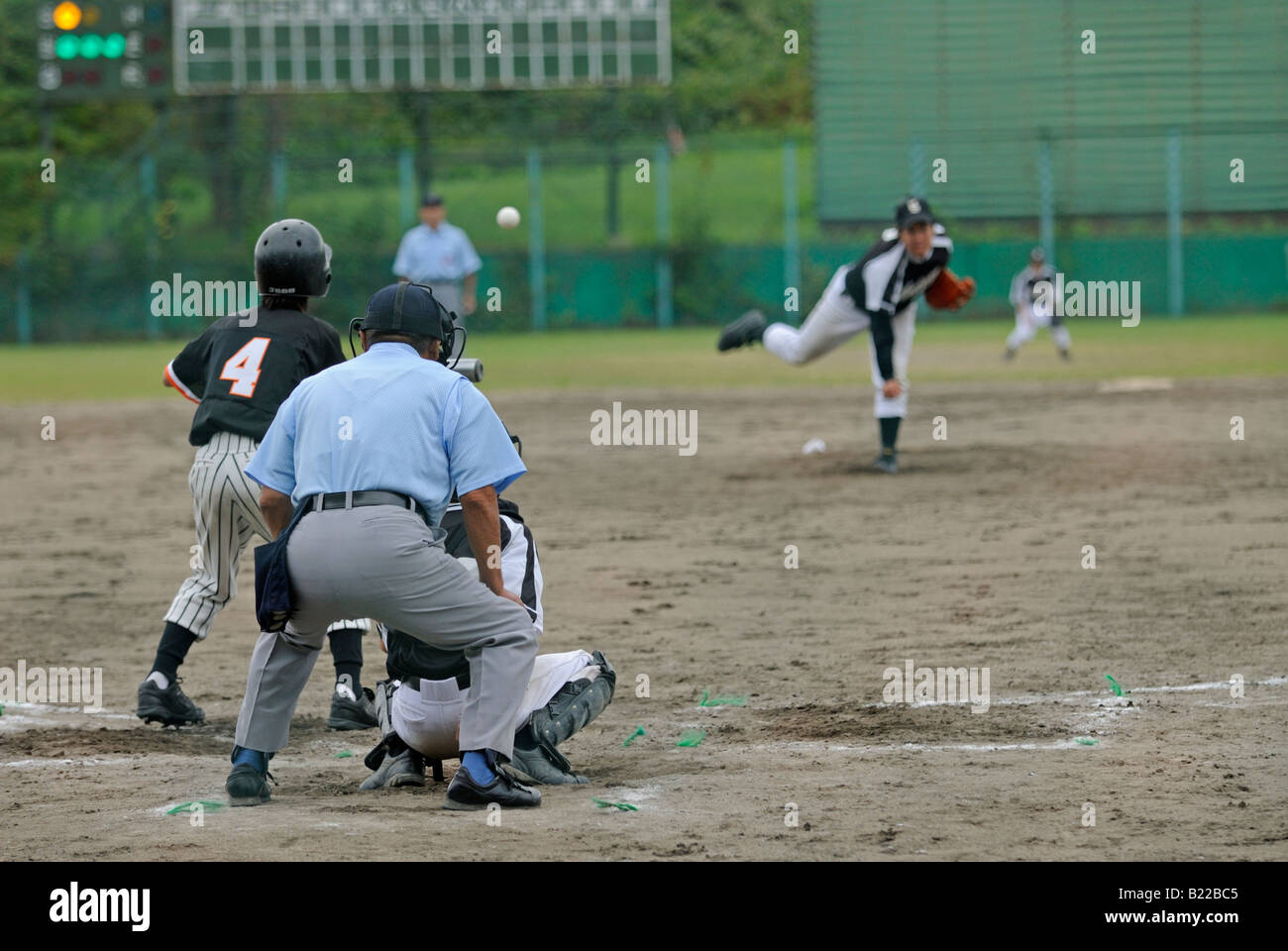 Japanese school baseball Sendai Japan Stock Photo - Alamy