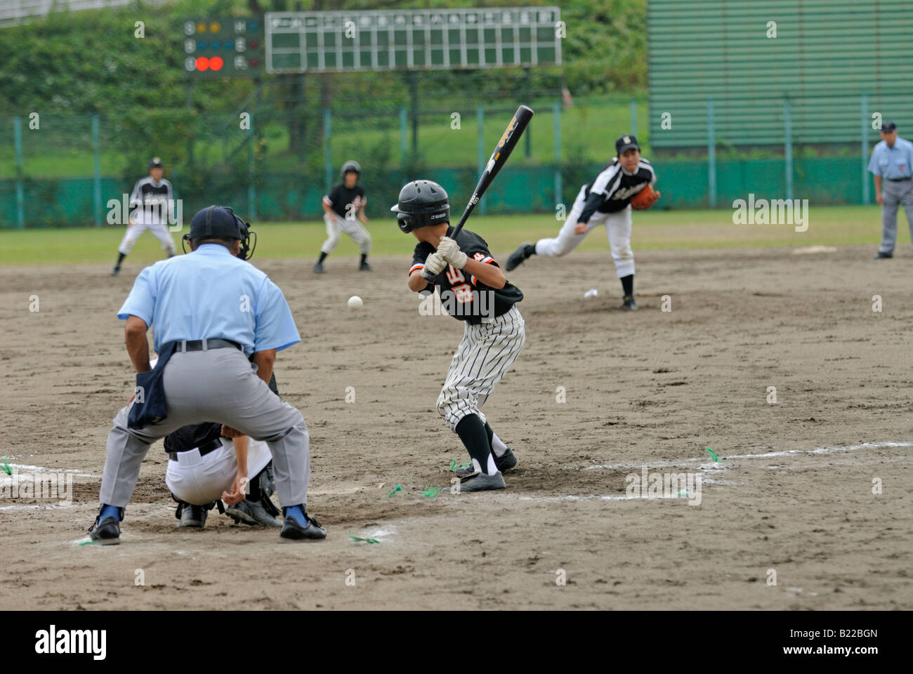 Japanese school baseball Sendai Japan Stock Photo - Alamy