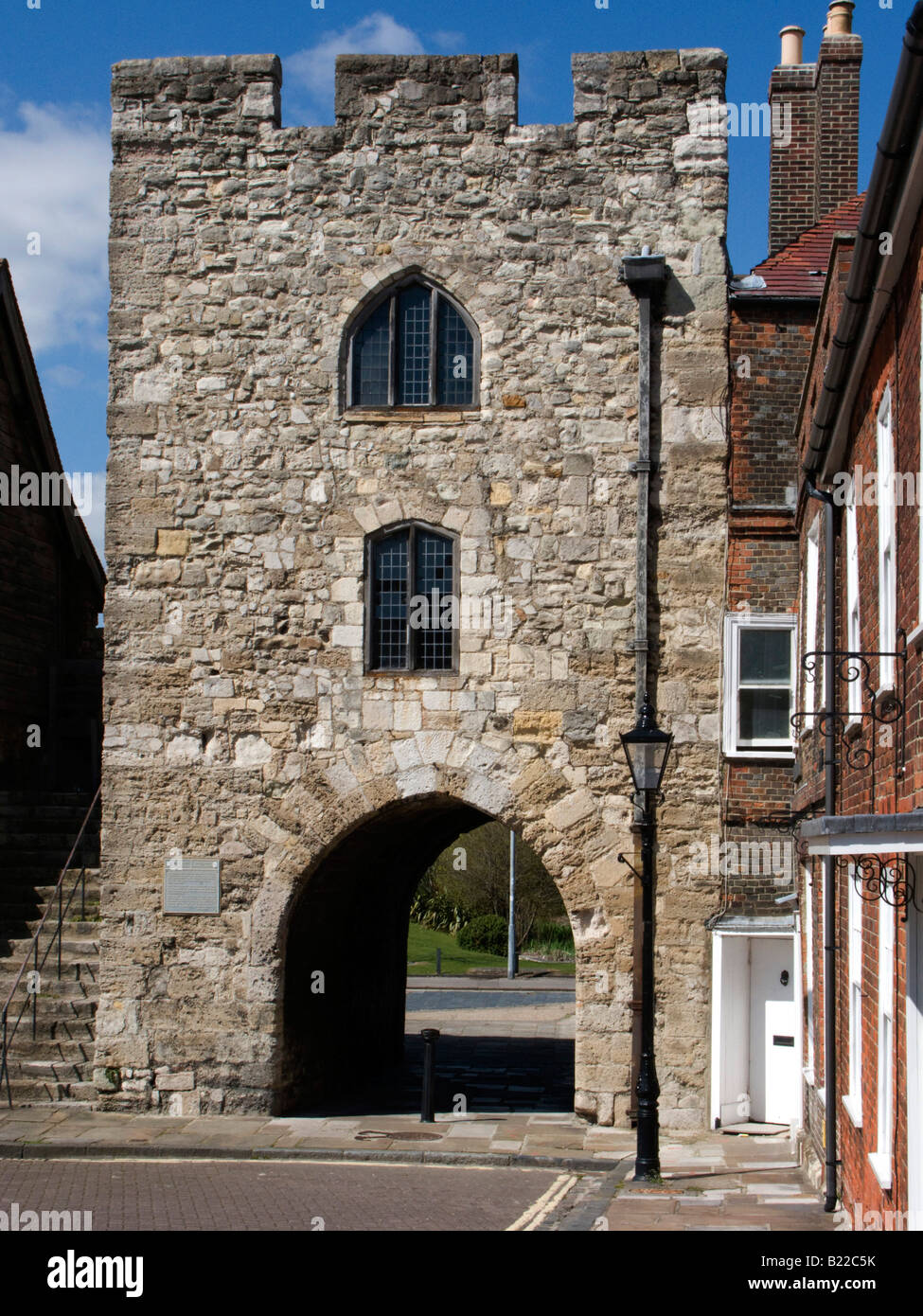 Westgate Tower & Arch, Southampton, UK Stock Photo - Alamy