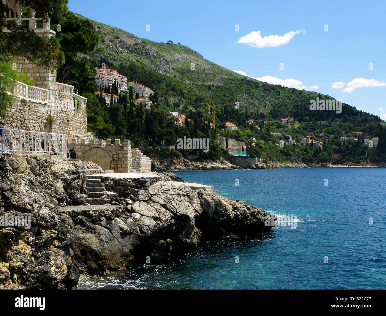 Lapad Bay on the Lapad Coastline, Dubrovnik, Croatia Stock Photo - Alamy